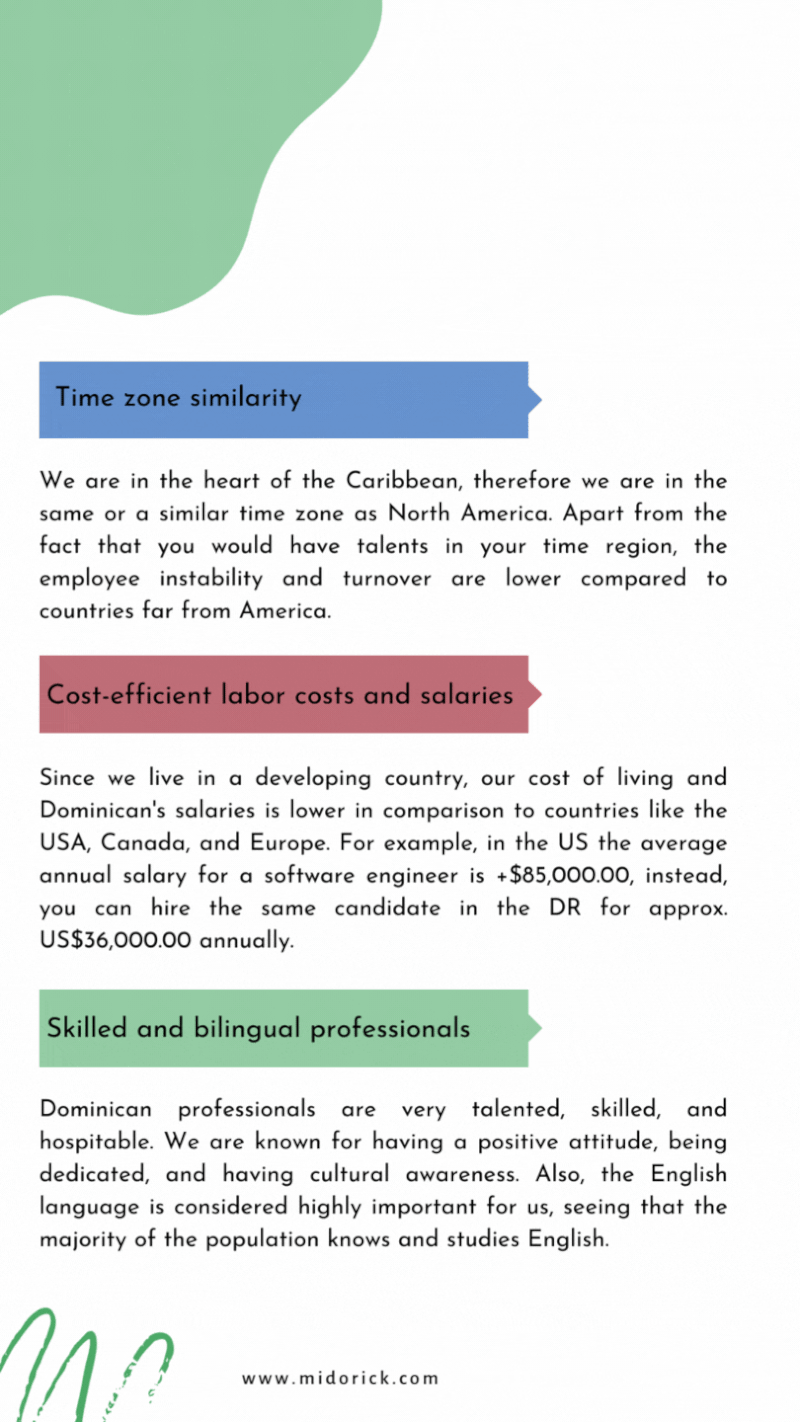 Benefits Of Hiring In The Dominican Republic Midorick Solutions